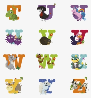 Animal Alphabet Letters Png , Free Transparent Clipart - ClipartKey