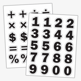 Numbers Stickers , Free Transparent Clipart - ClipartKey