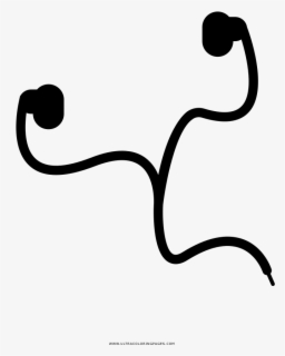 Earbuds Coloring Page , Free Transparent Clipart - ClipartKey