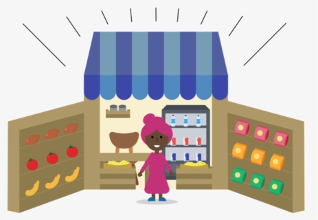 Poket Merchant Illustration Vector Adobe Ilustrator - Cartoon , Free ...