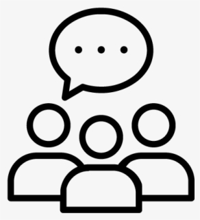 Team Chat Svg Icon Transparent Background - Talking Icon Png , Free ...