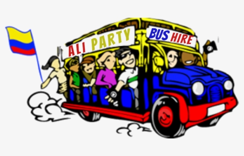 Cartoon Party Bus Clipart , Free Transparent Clipart - ClipartKey