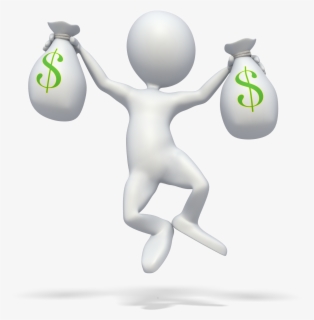 Transparent Savings Png - Stick Man Holding Money , Free Transparent ...