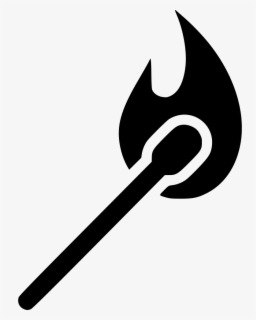 Lit Match White Background , Free Transparent Clipart - ClipartKey