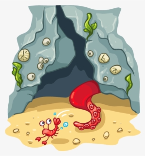 Underwater Cave Cartoon , Free Transparent Clipart - ClipartKey