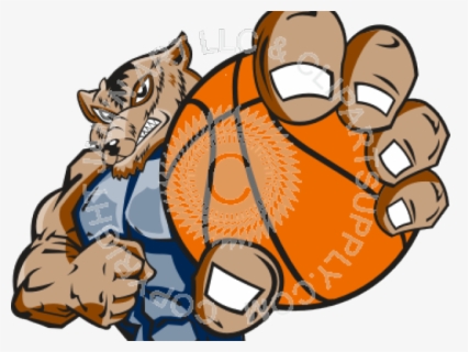 Wolverine Clipart Basketball - Snake Holding A Basketball , Free ...