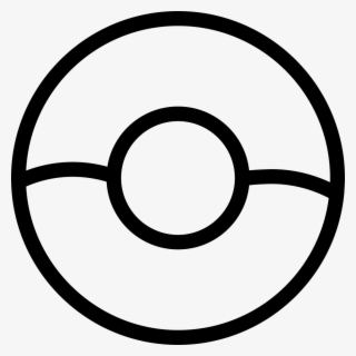 Transparent Pokeball Outline Png - Pokemon Center Black And White ...