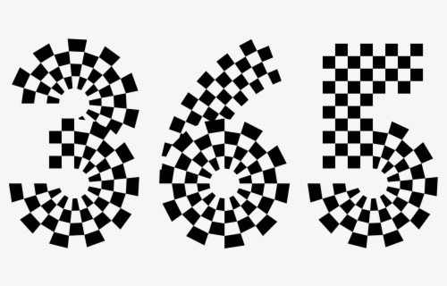 Checkered Clipart Number - Number 1 Checkered Png , Free Transparent ...