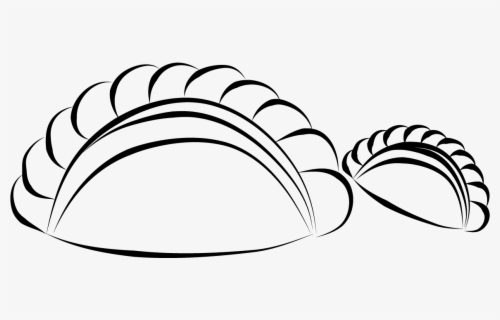 Curry Puff Clipart Black And White , Free Transparent Clipart - ClipartKey