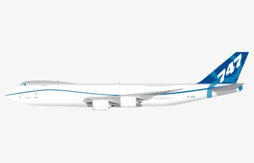 Aircraft Transparent Vector Clipart - Boeing 747 No Background , Free ...