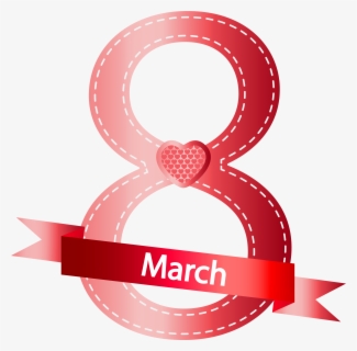 8th March Gold Transparent Png Clip Art Image - 8 March Png , Free ...
