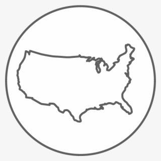 Basic United States Outline , Free Transparent Clipart - ClipartKey