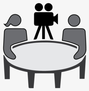 Interview Clipart Talk Show - Brainstorming Icon , Free Transparent ...