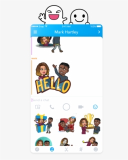 Bitmoji Transparent Background - Bitmojis De Snapchat , Free ...