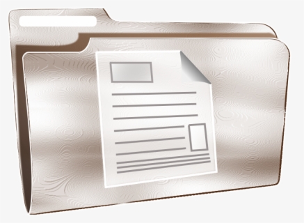 Folder Icon Plastic Document - Silver , Free Transparent Clipart ...