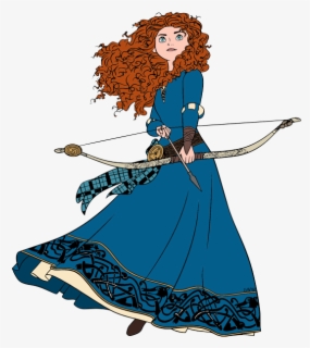 Disney Princess Cut Out Clipart , Png Download - Merida Brave Disney ...
