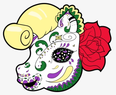 Calavera Sugar Skull Drawing , Free Transparent Clipart - ClipartKey
