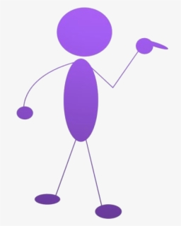 Stickman Pointing Finger To Himself - Stickman Clipart , Free ...