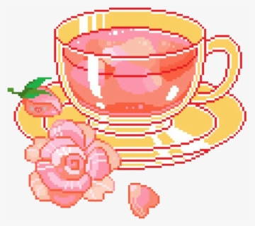 Coffee Mug Pixel Art Clipart , Png Download - Top Hat Pixel Art , Free ...