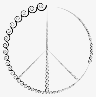 Peace Sign Template Free Clip Art On - Circle , Free Transparent ...