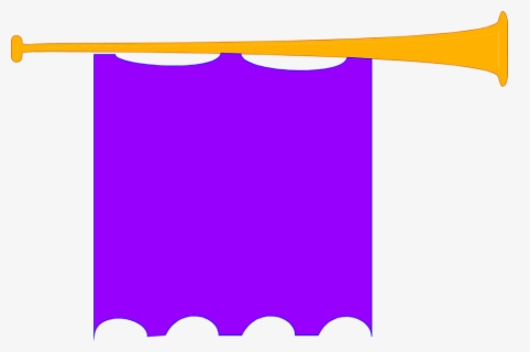 Banner - Horn And Banner , Free Transparent Clipart - ClipartKey
