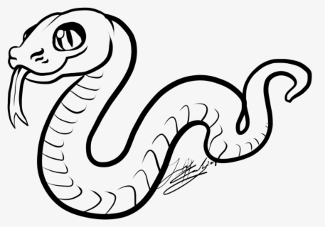 Giant Snake Skeleton Commission - Snake Skeleton Line Drawings , Free ...