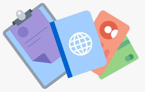 Document, Passport, And Driver"s License Icons - Graphic Design , Free ...