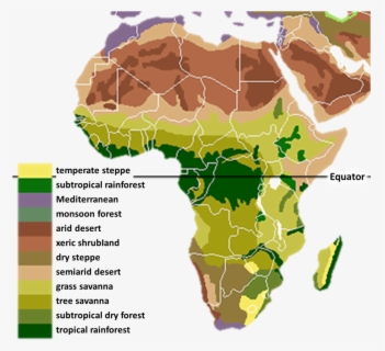 Africa Biomes Ref Geo - Biomes Of Africa , Free Transparent Clipart ...