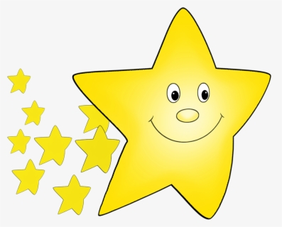 Star Cliparts Transparent Cute - Flying Star Cartoon Gif , Free ...