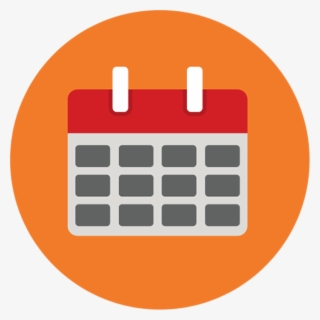 Calendar Icon Png Round Clipart , Png Download - Round Calendar Icon ...