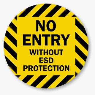 Static Warning Signs - No Entry Authorised Persons Only Sign , Free ...