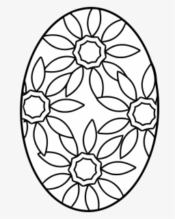 Free Easter Eggs Black And White Clip Art with No Background - ClipartKey