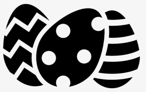 Free Easter Eggs Black And White Clip Art with No Background - ClipartKey