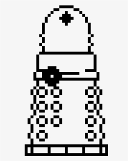 Dalek Pixel Art Maker - Dalek Doctor Who Pixel Art , Free Transparent ...