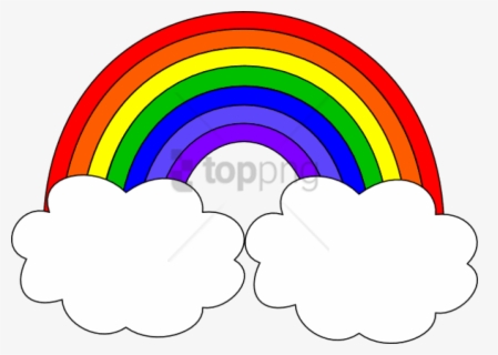 Pastel Rainbow Cloud Clipart , Free Transparent Clipart - ClipartKey