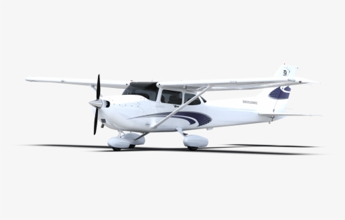 Plane Clipart Side View - 2019 Cessna 172 Skyhawk , Free Transparent ...