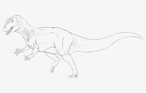 Dinosaur Clip Art - Cartoon Dinosaur Line Drawing , Free Transparent ...
