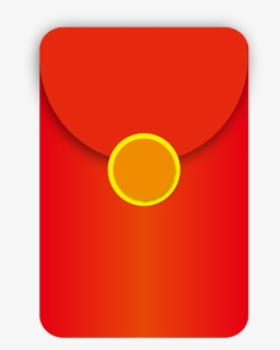 Red Red Envelope Festive - Circle , Free Transparent Clipart - ClipartKey