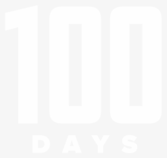 100 Days Logo White Transparency - 100 Days , Free Transparent Clipart ...