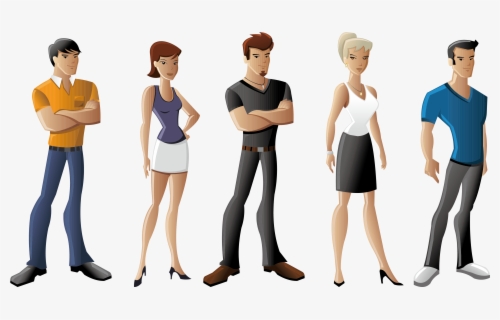 Male Human Cartoon Characters , Free Transparent Clipart - ClipartKey