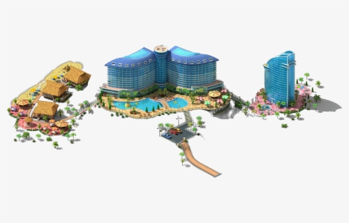 Hotel Clipart Holiday Resort - Clip Art Hotel Cartoon , Free ...