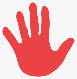 Red - Palm Hand Clip Art , Free Transparent Clipart - ClipartKey