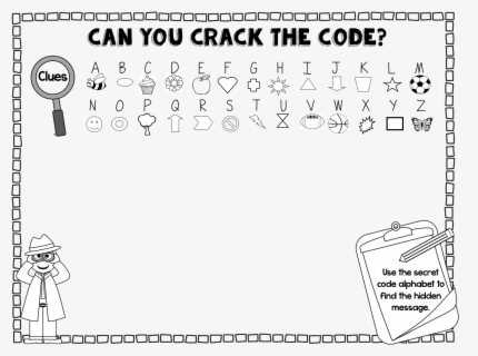 Crack The Code Alphabet , Free Transparent Clipart - ClipartKey