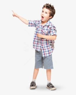 Kids Pointing At Stuff - Black And White Clipart Of Kids Pointing ...