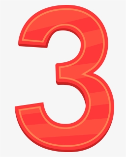 One To Ten Red Numbers Png , Free Transparent Clipart - ClipartKey