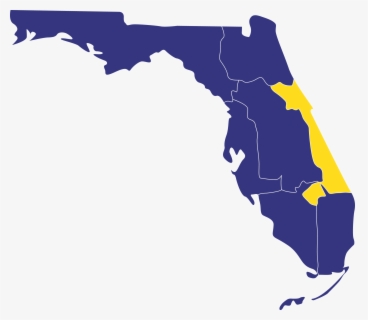 Florida County Voting Map 2016 , Free Transparent Clipart - ClipartKey