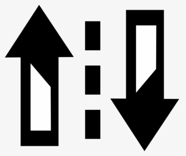Arrows Vector Direction - Traffic Flow Sign Png , Free Transparent ...
