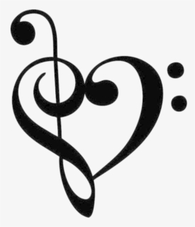 Transparent Music Notes Heart Png - Music Note Png Background , Free ...