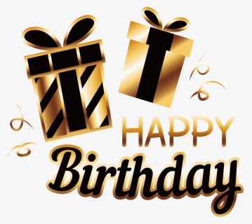 Transparent Happy Birthday Gold Png - Happy Birthday Png Text Gold ...