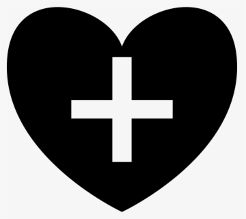 Positive Heart Symbol Shape With Plus Sign Comments - Letter In Heart ...